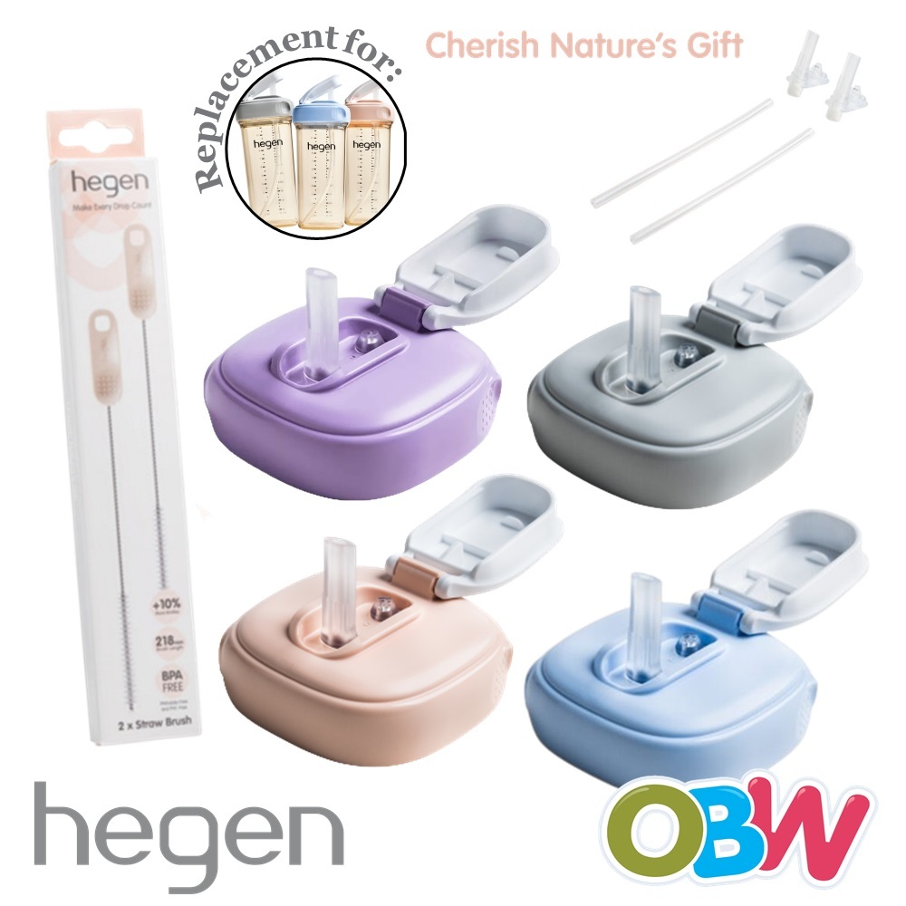 Hegen Straw Cup Accessories Replacement Set (Straw Brush, Straw Spout ...