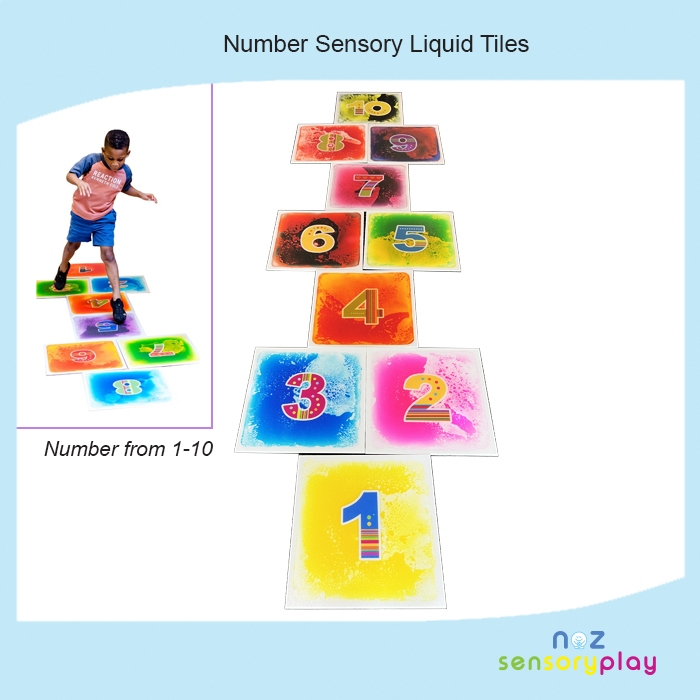 Sensory Liquid Gel Floor Tiles for Autism, Early Learning Toys ...