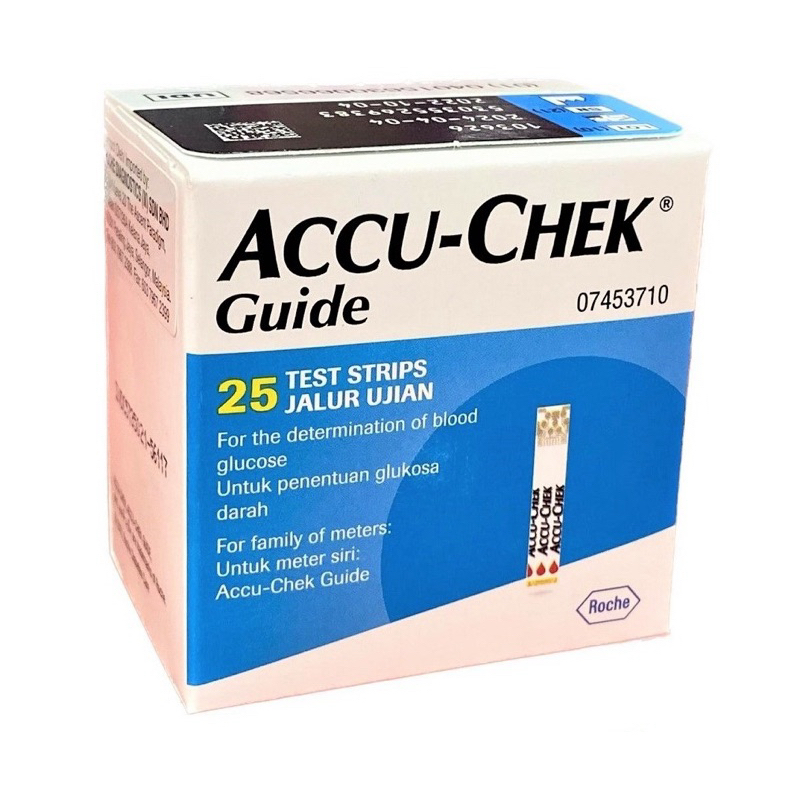 ACCU-CHEK GUIDE TEST STRIP 25's- SAME DAY POST OUT! | Shopee Malaysia