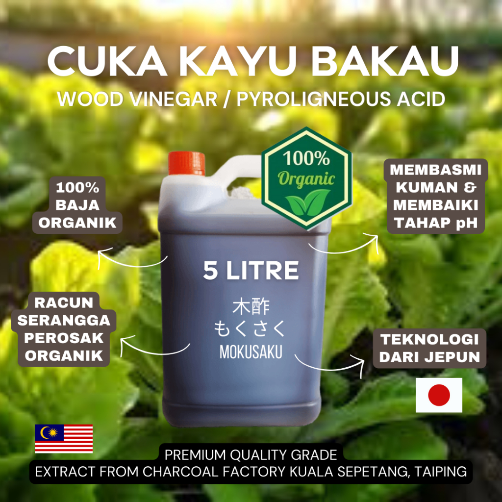Cuka Kayu Bakau Kuala Sepetang Kawalan Penyakit & Perosak Organic Wood ...
