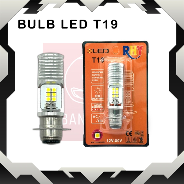 LED BULB T19 HEAD LAMP MENTOL LAMPU LED LC135 EX5 DREAM WAVE 100 WAVE 125 DASH V1 Y125Z Y125ZR ...