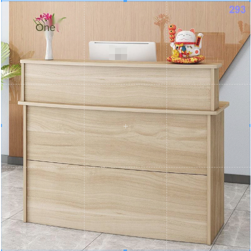 Curved cash register, bar counter, welcome counter, front desk of ...
