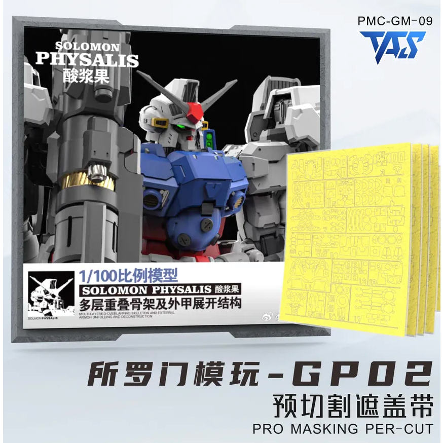 [Ready Stock] Solomon GP02 Physalis PRO masking per-cut set 所羅門酸漿果1/100 ...