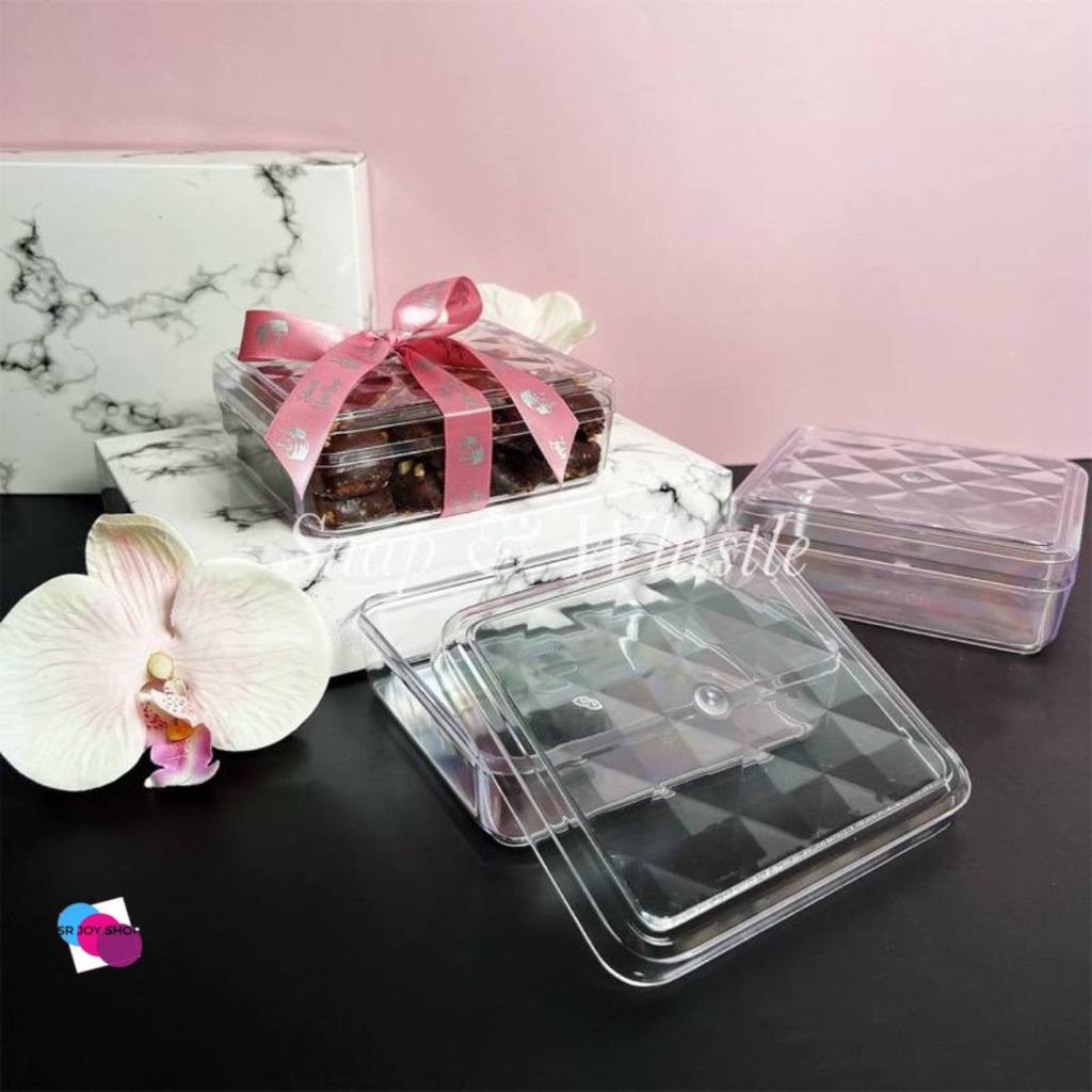 1 Carton 48pcs Balang Kuih Raya PL800 Cookie Jar Plastic Container ...