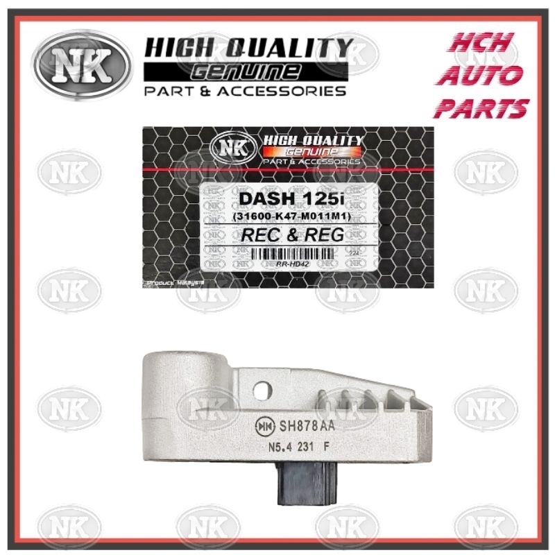 RECTIFIER & REGULATOR - HONDA - DASH 125/ DASH 125i/ WAVE 125i V2/ WAVE ...