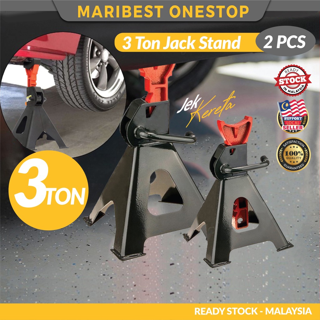 [UPGRADED VER] 2 Pcs 3 Ton Jack Stand for Car Heavy Duty Repair ...