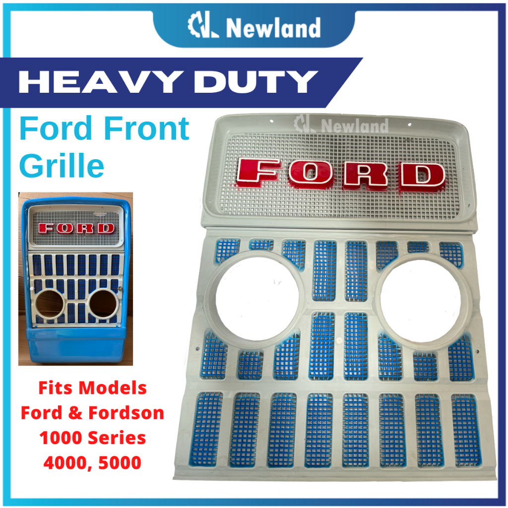 Tractor Front Grille / Front Grille with Insert Headlights - Ford 4000 ...