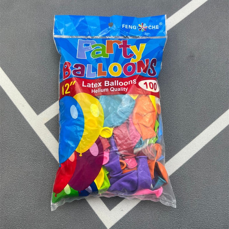 FengChe 10pcs 12Inch Matte/Metallic High Quality Latex Colourful ...
