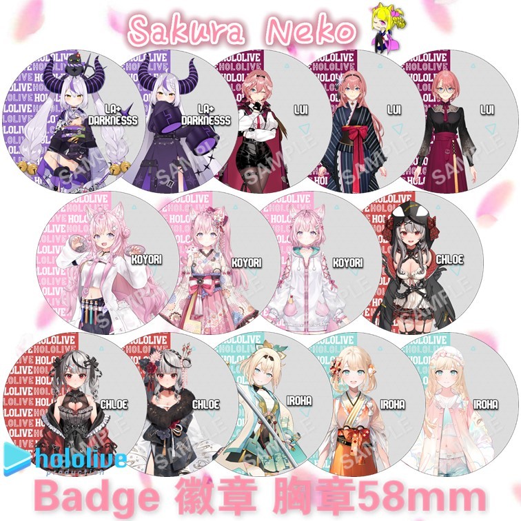 Ready Stocks Hololive 6th Generation 虚拟主播 VTuber Secret Society holoX ...