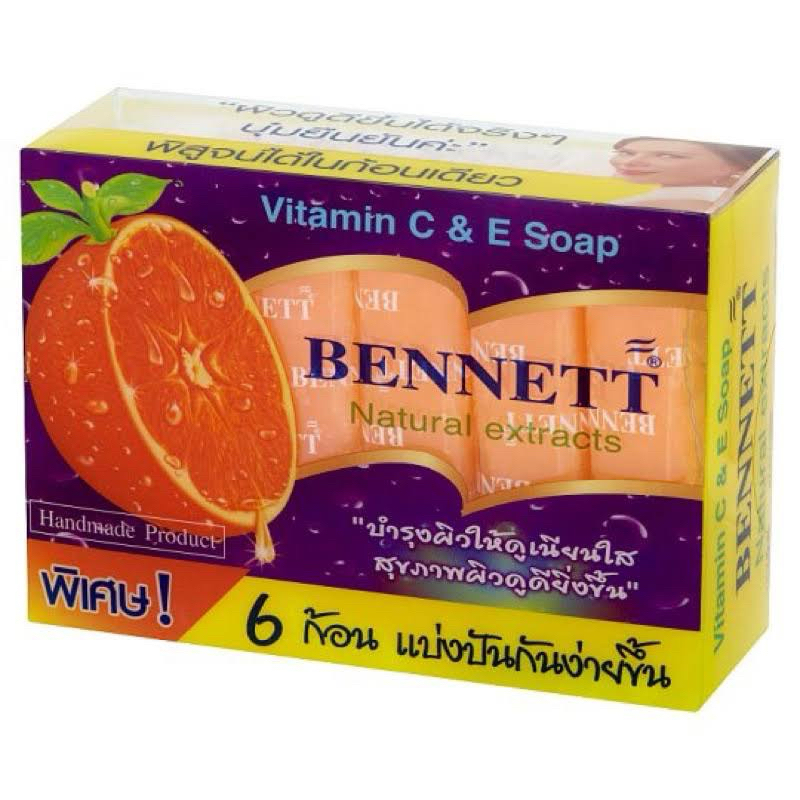 💥 SABUN ORIGINAL BENNETT SOAP VITAMIN C & E 6PCS 💥 | Shopee Malaysia