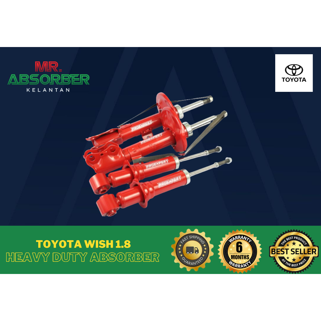 Toyota Wish 1.8 ZGE 20G/Toyota Wish 1.8 20W Absorber Pro Expert heavy ...