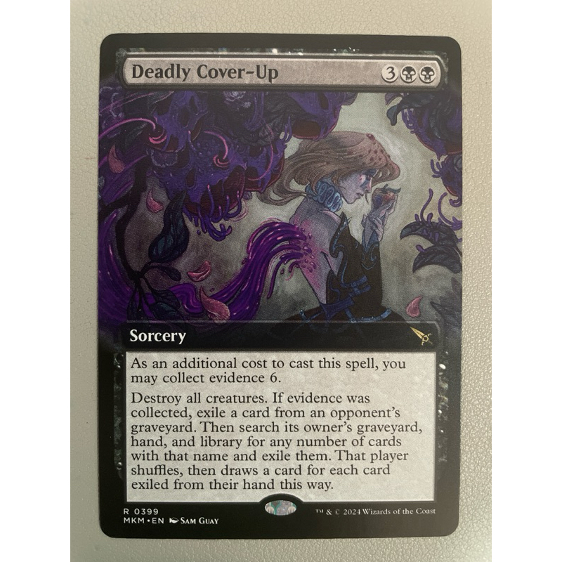 MTG:Murders at Karlov Manor (MKM) R0399 - Deadly Cover-Up (Extended Art ...