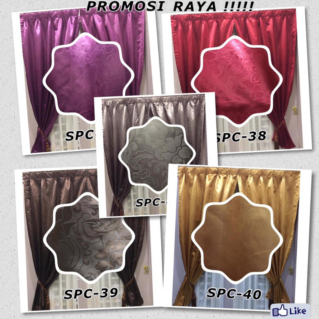 🔥CLEAR STOCK🔥LELONG!!10 WARNA LANGSIR (BLACKOUT 90%)🔥🔥PROMOSI LANGSIR ...