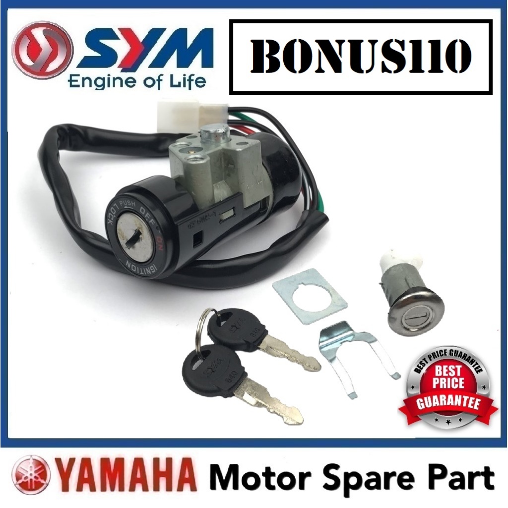 SYM BONUS MAIN SWITCH SET 0 MAINSWITCH SET KUNCI SUIS START KEY E BONUS ...