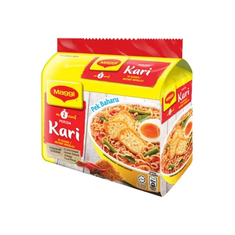 HOT ...HOT..Maggi Mee Instant Noodles Curry | Maggi Mi Segera Kari (5 ...