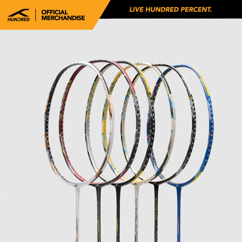 Hundred Flutter S Zoom Badminton Racket | Shopee Malaysia