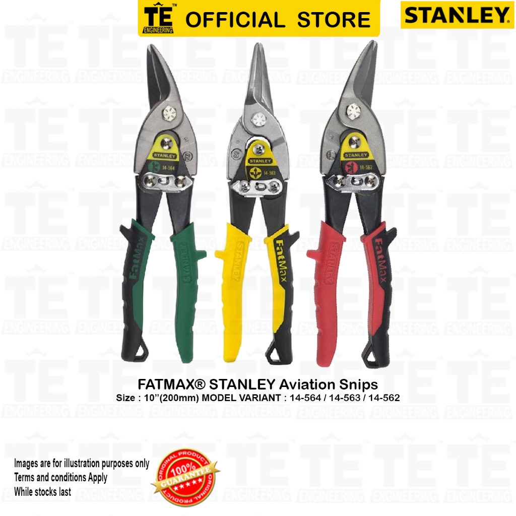Stanley FatMax Aviation Snips ( 14-562 / 14-563 / 14-564 ) | Shopee ...
