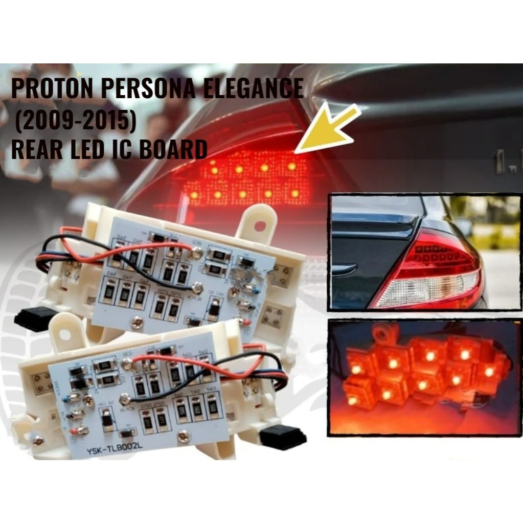 PROTON PERSONA GEN2 ELEGANCE 2007 2009 YEAR REAR LED TAIL LIGHT LAMP IC ...