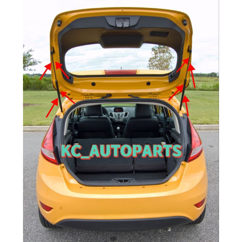 Ford fiesta 2009 - 2015 1pair Rear Boot Bonnet Absorber Strut Tailgate ...