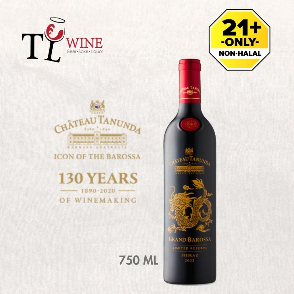 Chateau Tanunda Grand Barossa 750ml Shiraz Limited Reserve 2022 Dragon ...