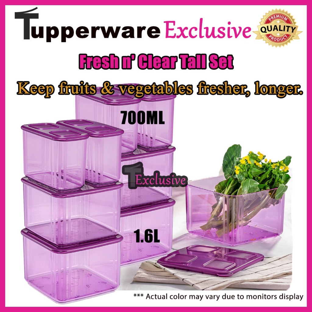 Tupperware Brands Fresh N Clear Fruits Storage Container Vegetables ...