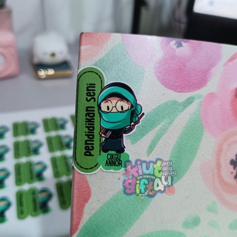 Sticker Subjek & Nama Cikgu Sekolah Rendah Menengah | Shopee Malaysia