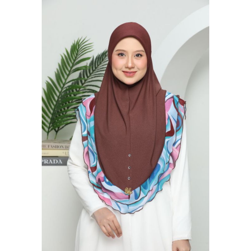 Tudung Sarung Beeha XL Awning Scuba Moscrepe Tudung Souk Instant Scaft ...