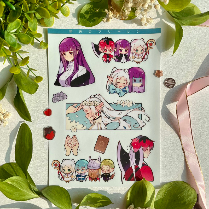 Frieren Sticker Sheet | Shopee Malaysia
