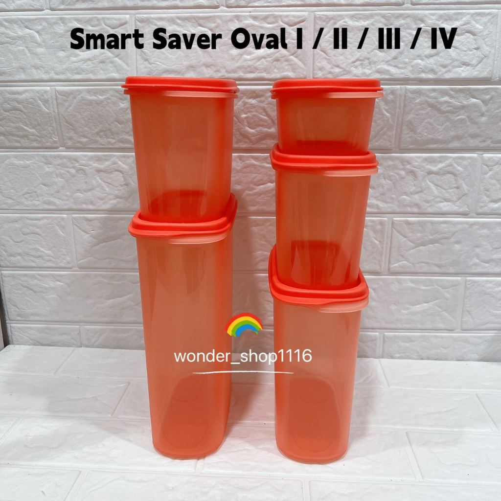 Tupperware Smart Saver Oval I / II / III / IV | Shopee Malaysia