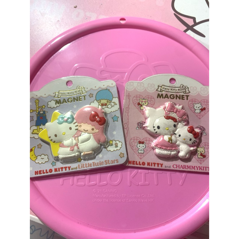 original sanrio japan, hello kitty magnet, 40th anniversary , fridge ...