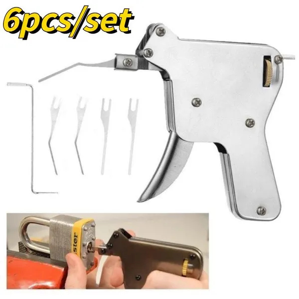 Lock Pick Snap Gun Set Locksmith Door Opener Picking Tool Kit ...