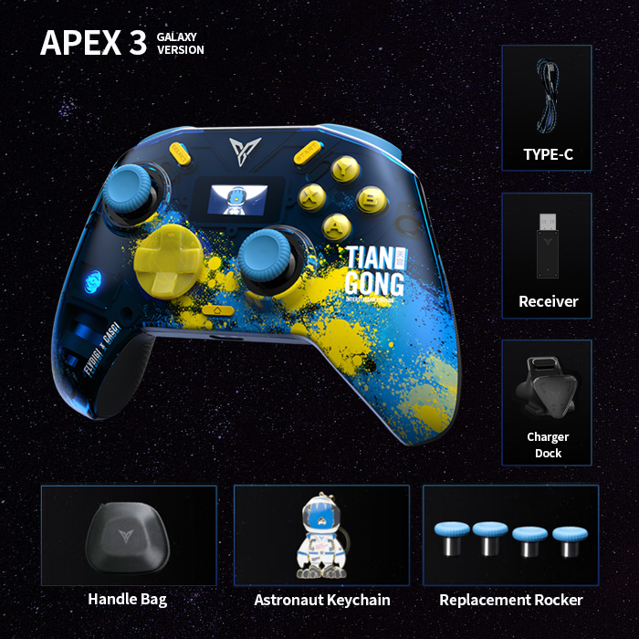 Flydigi Apex 3 Force Feedback Elite Gaming Controller Pc Switch Android Shopee Malaysia