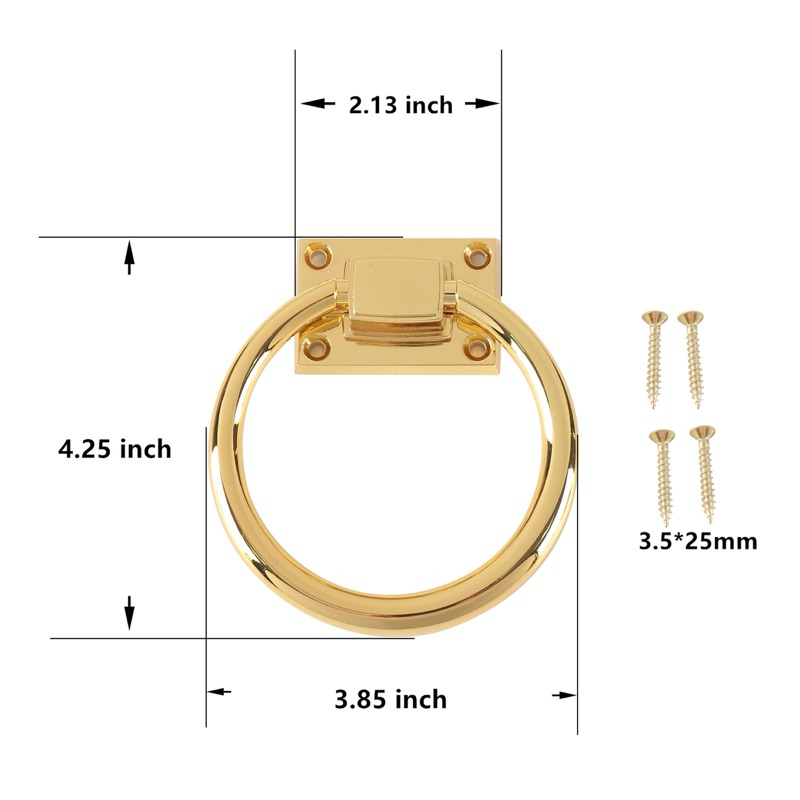WING CHAIR RING DINING CHAIR PULL /KERUSI RING TARIK(GOLD) - Size ...