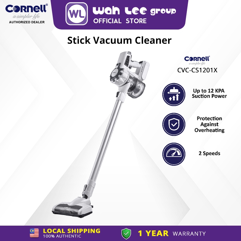 Cornell Cordless Vacuum Cleaner CVC-CS1201X WAH LEE STORE | Shopee Malaysia