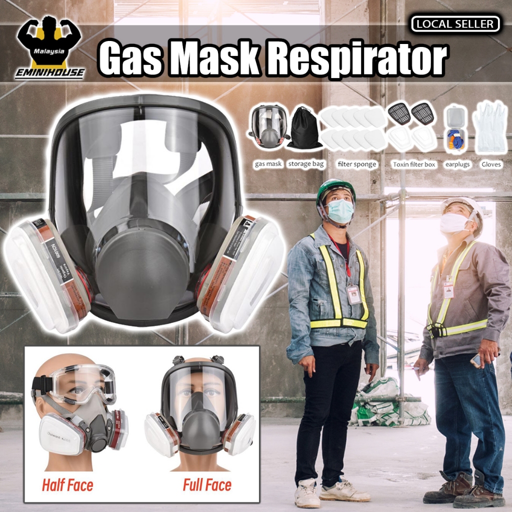 Full Face Gas Mask 6800 Same Style Respirator Pesticide Decoration ...