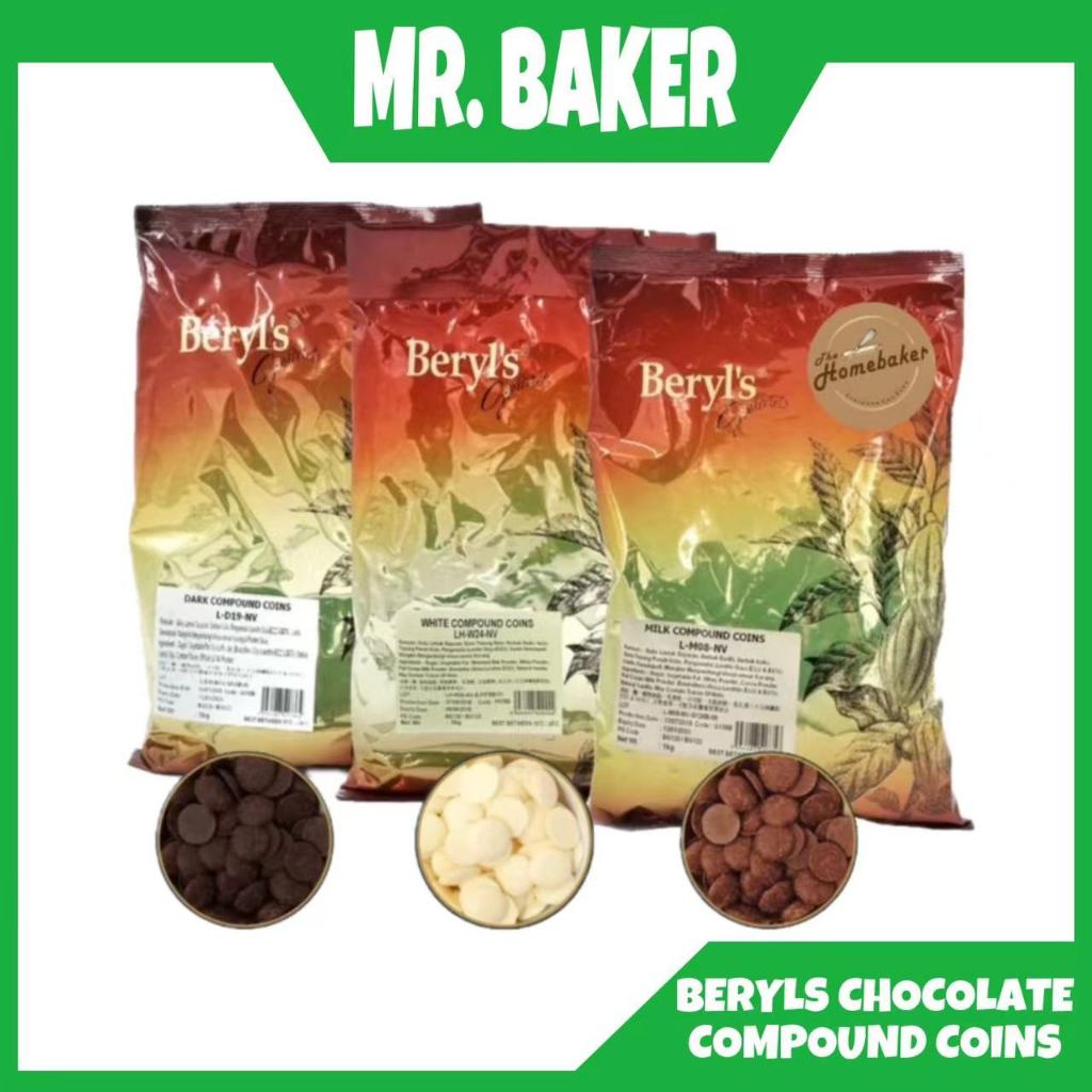 Beryls Chocolate Compound Coins 1kg / Beryl's 500g Baking Chocolate ...