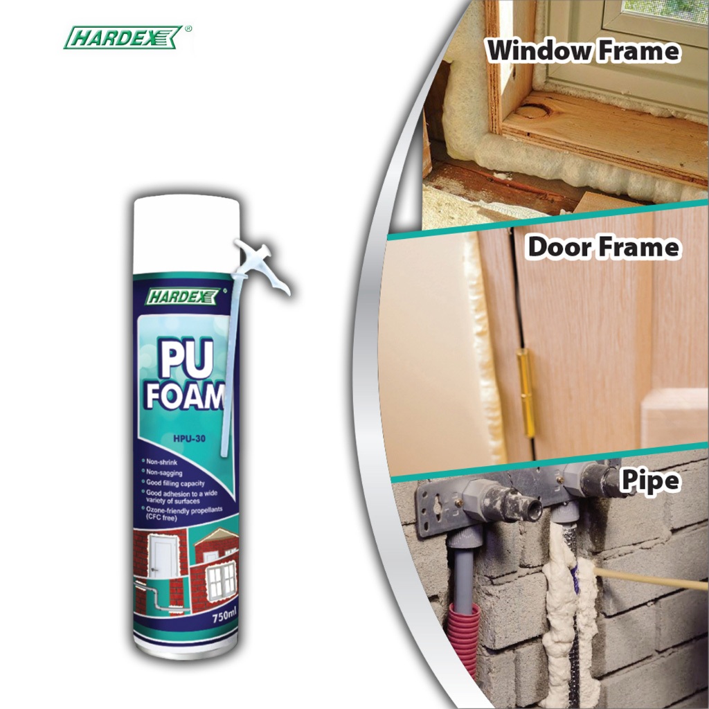 HARDEX HPU-30 900G General Purpose PU Foam (Filler) | Shopee Malaysia