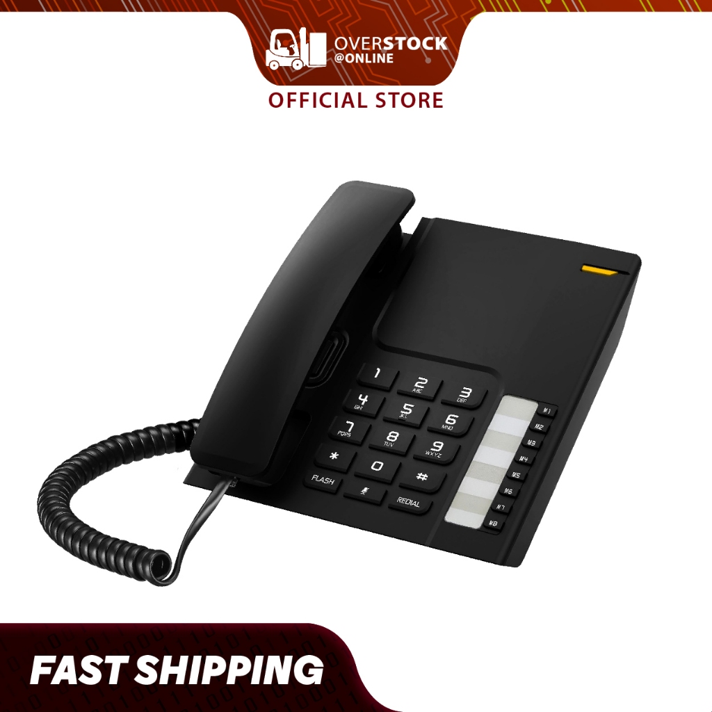 Corded Phone NT40 NT45 with Redial Key, Visual Call Indicator & Wall ...