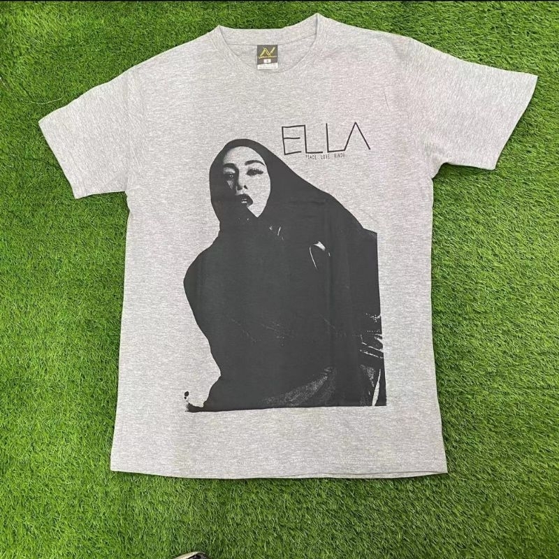 Ella Peace Love Rindu Grey Rock Band Album Shirts Rockers T-Shirt ...