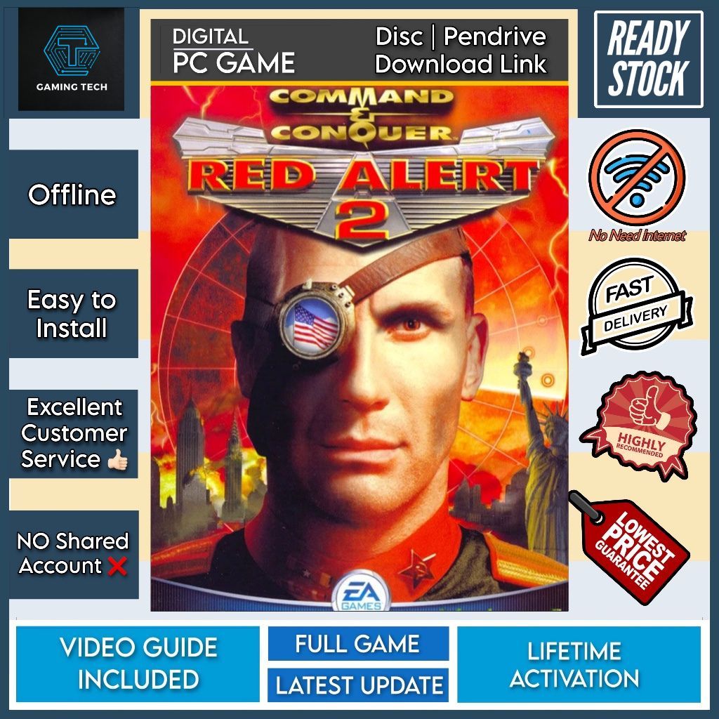 [PC Offline Game] Command & Conquer Red Alert 2 (v1.006 + DLC: Yuri's ...