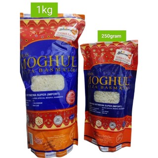 Faiza Moghul Basmathi Rice | Beras basmati 1kg/250gram/500gram | Shopee ...