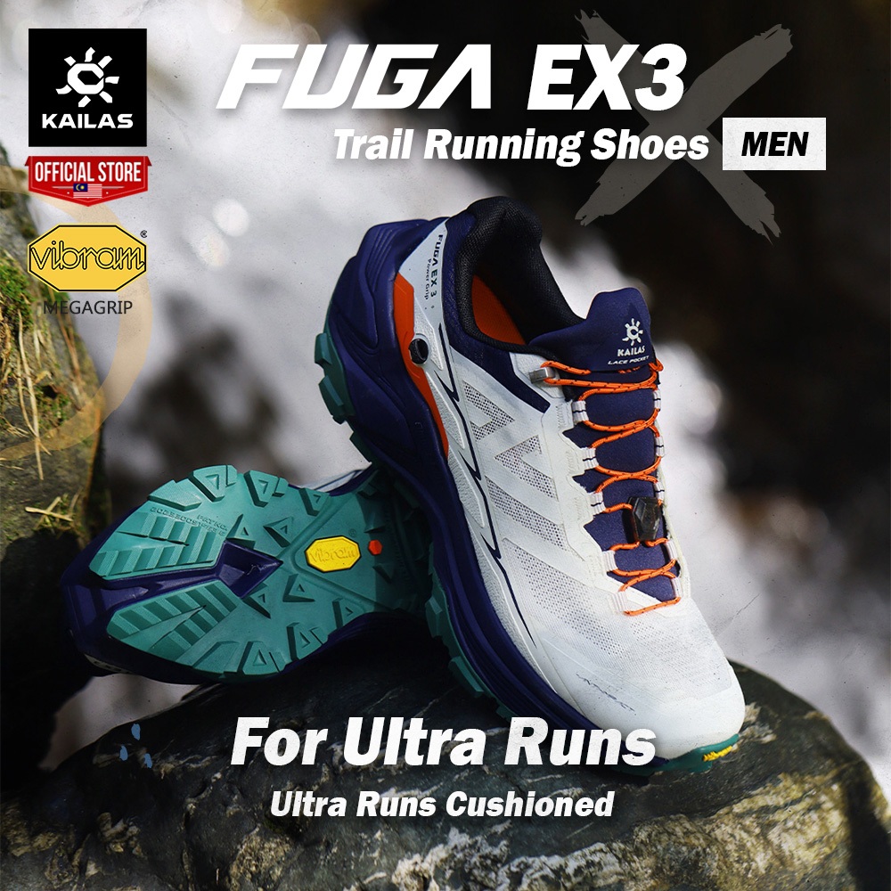 [Men] Kailas Fuga EX 3 Trail Running Hiking Shoes - EX2 EX3 For Ultra Runs - Ultra Runs ...