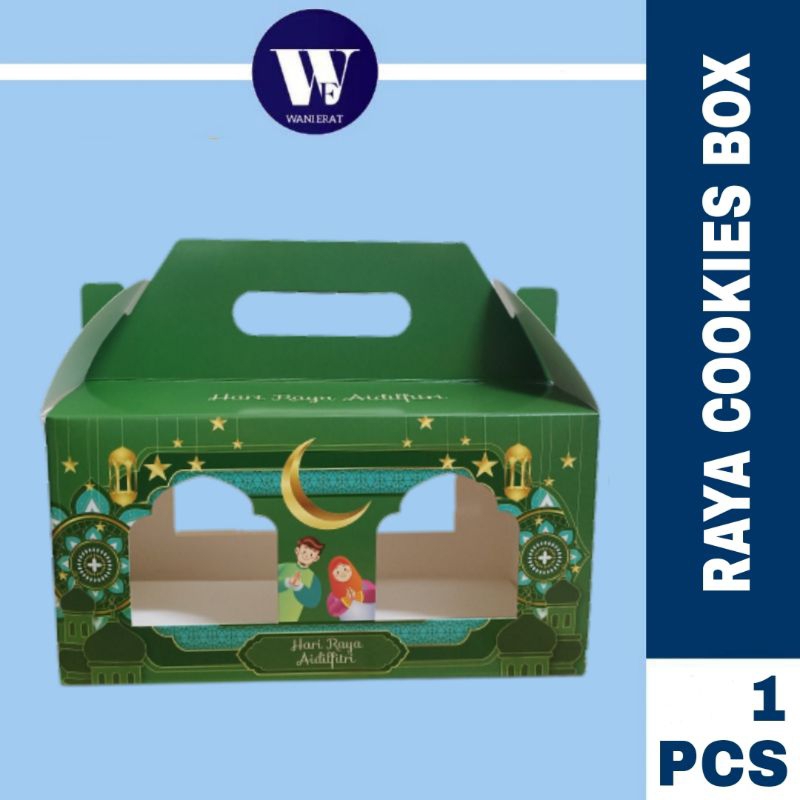 HANDLE BOX RAYA DESIGN | KOTAK KUIH RAYA | GIFT BOX | HAMPER BOX ...