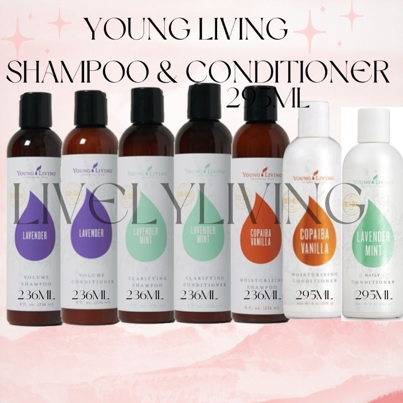 Young Livings Copaiba Vanilla Shampoo/Copaiba Conditioner /Lavender ...