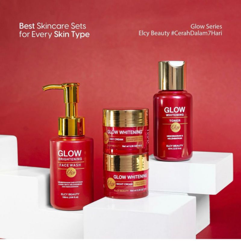 ELcy beauty skincare New set glow series | Shopee Malaysia