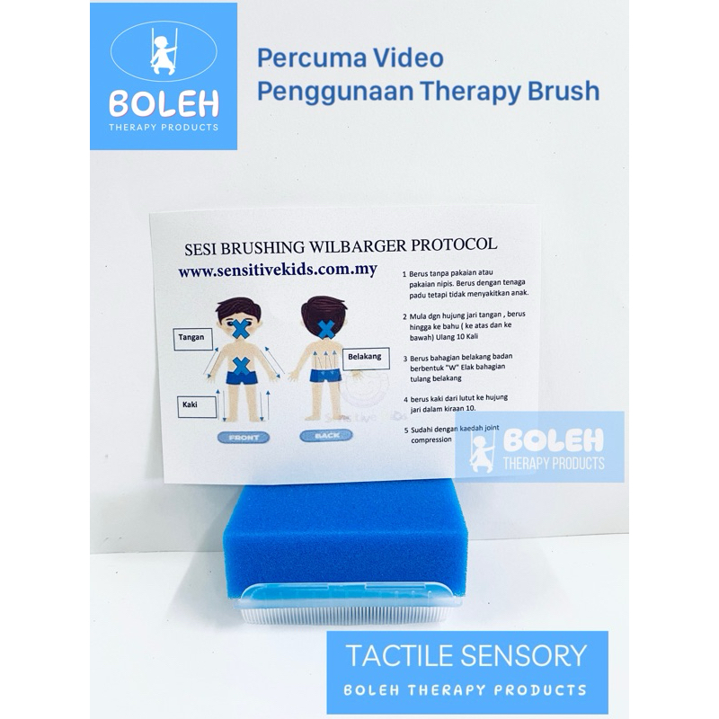 BOLEH Sensory Brush, Sensory Therapy Brush For Autisme, Speech Delay ...