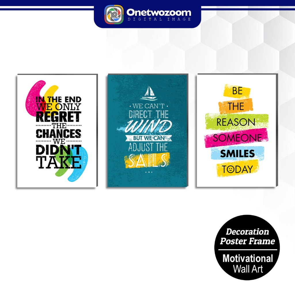 Motivational Poster Frame | Wall Art Poster Frame | Inspiration Wall ...