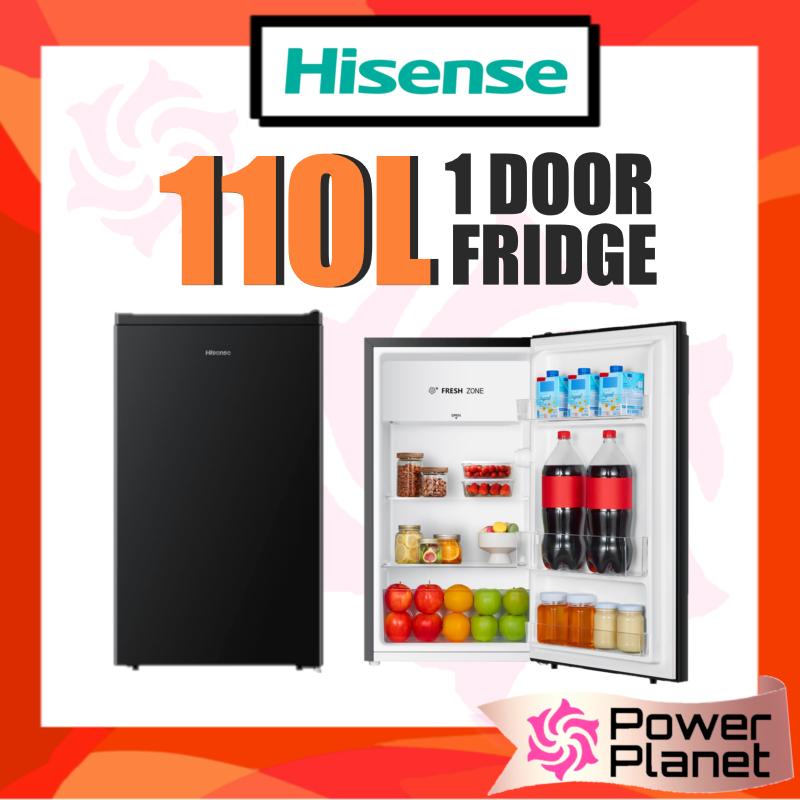 Hisense 110L Single Door Fridge RR120D4ABN1 1 Door Black / Morgan MRF ...