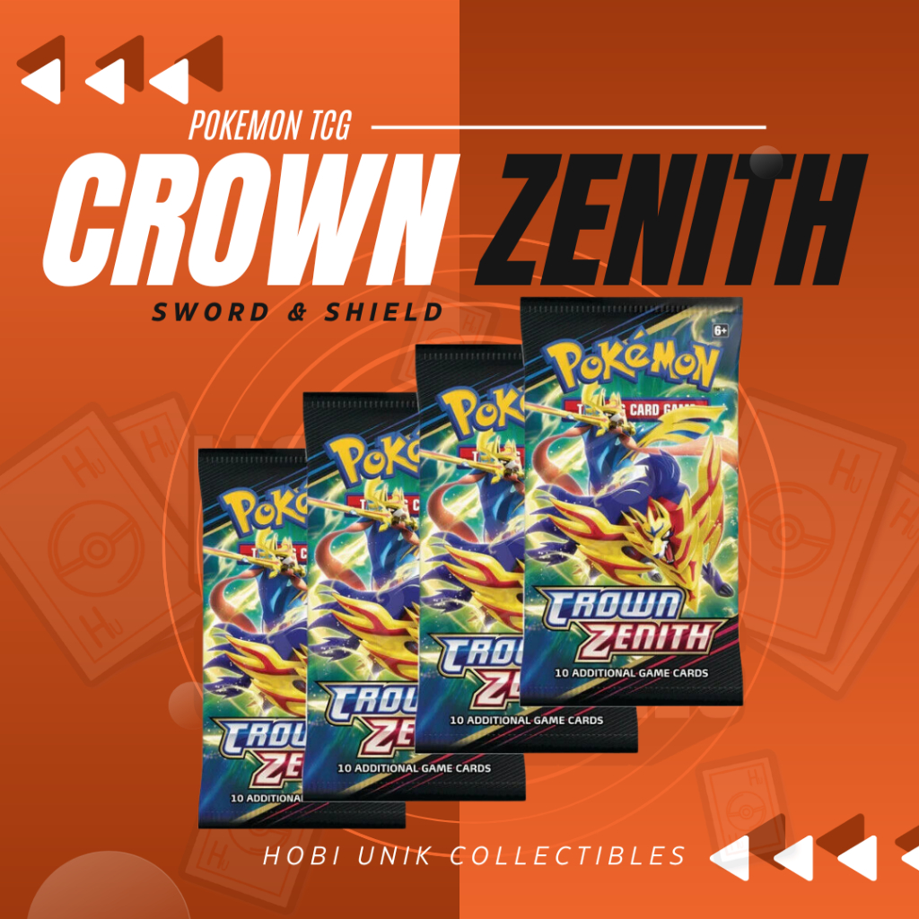 (Live Rip)[SWSH] Pokemon TCG : Crown Zenith Packs | Shopee Malaysia