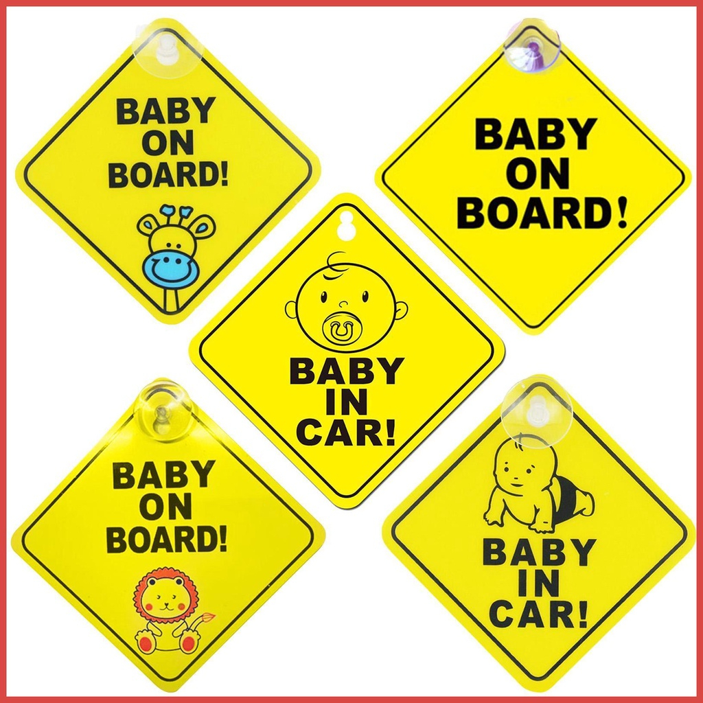 Sticker Baby On Board Reflective Car Sticker Safety Sign Safety Child ...